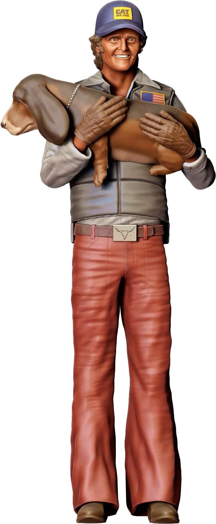 Jerry Reed Cledus "Snowman" Snow Smokey and the Bandit in 1:18 scale by ...