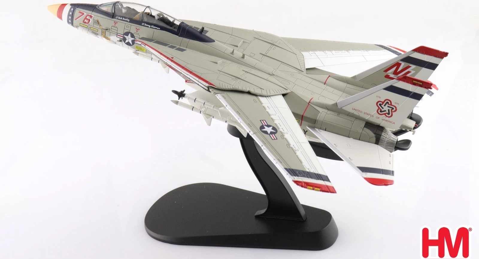 F-14A "Bicentennial Scheme" 159616 VF-124 1976 in 1:72 scale by Hobby ...