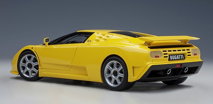 BUGATTI EB110 SS (GIALLO BUGATTI/YELLOW) in 1:18 scale by AUTOart by ...