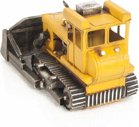 Metal Handmade Tin Bulldozer by Old Modern Handicrafts