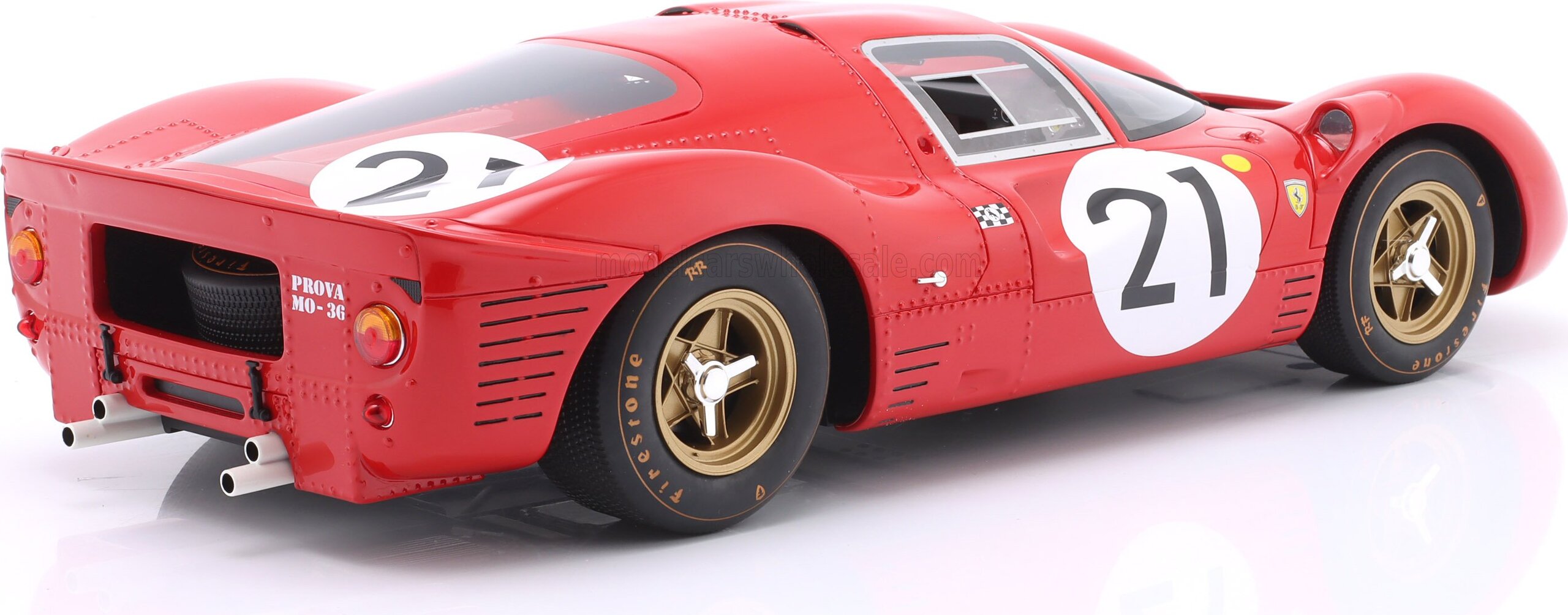 Ferrari 330 P4 Berlinetta 4.0L V12 #21 2nd 1967 24 Le Mans in 1:12 ...