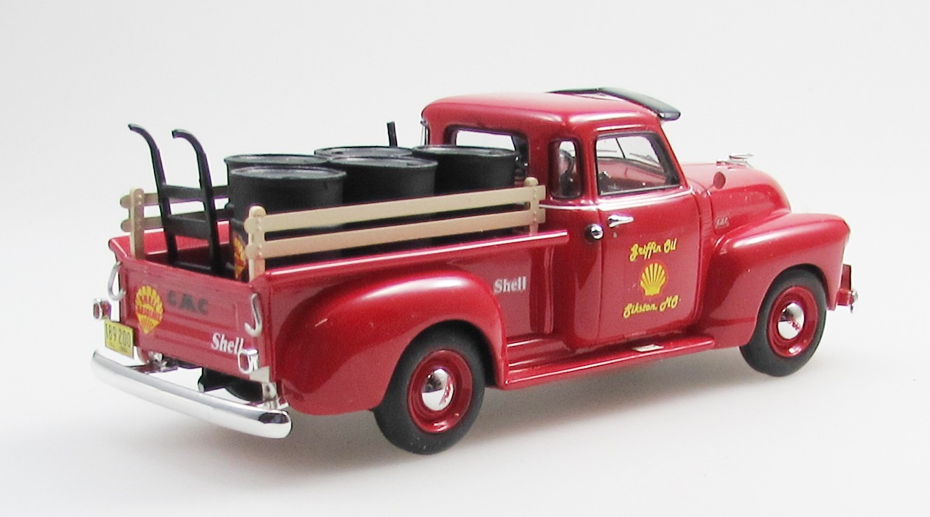 1952 GMC Series 100 5-window pickup Shell Oil delivery red in 1:43 ...