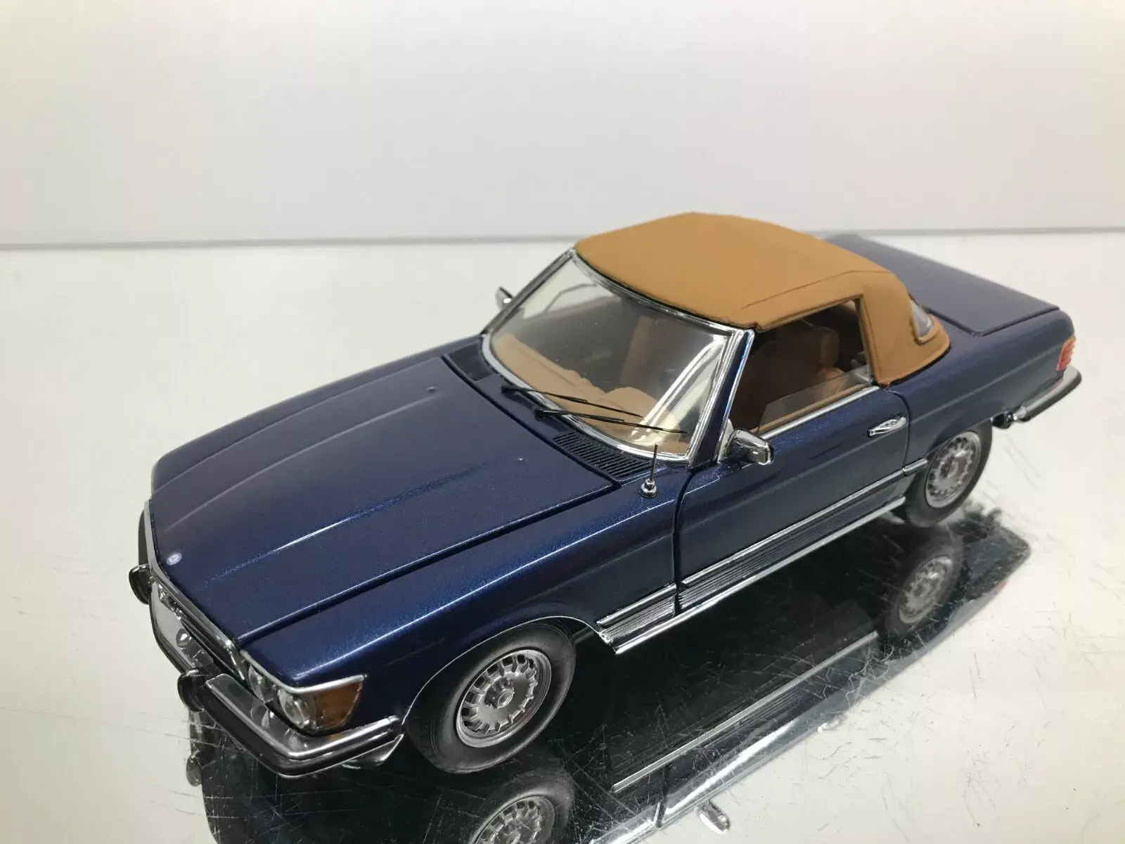 1973 MERCEDES BENZ SL-CLASS 450SL USA VERSION blue in 1:24 scale by ...