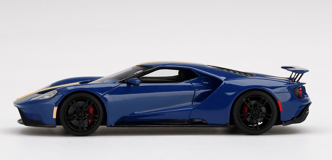 Ford GT Sunoco Blue w Yellow Stripe in 1:43 Scale by Truescale ...