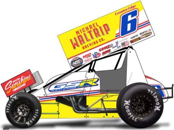 2024 #6 Bill Rose Racing/ Michael Waltrip Brewing Co. Sprint Car - Bill ...