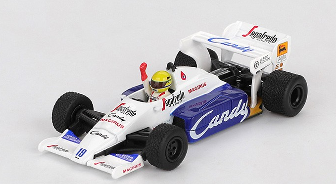 Toleman TG184 #19 Ayrton Senna 2nd 1984 Monaco Grand Prix in 1:64 scale ...