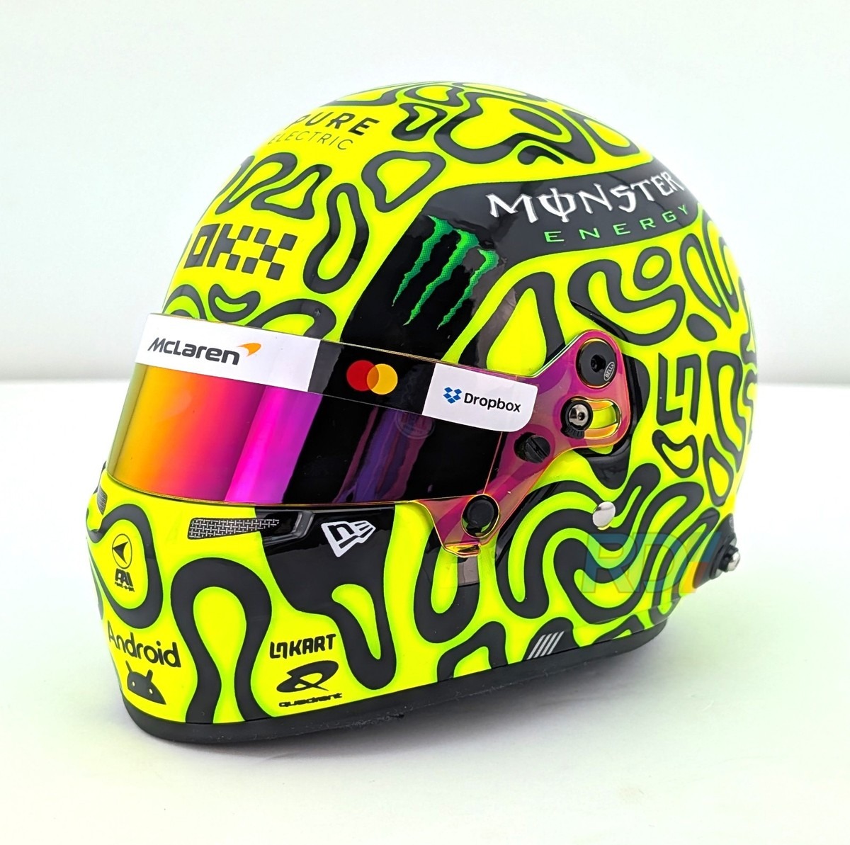Lando Norris F1 Helmet Team McLaren 2025 World Championship Season in 1 ...