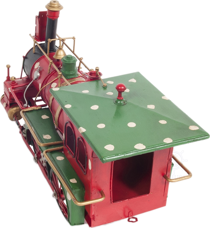 Christmas Train Model Handmade Tin Metal Handmade by Old Modern ...