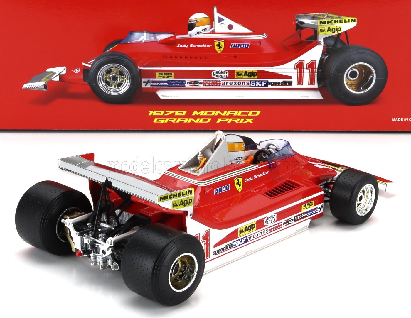 Ferrari F1 312T4 Short Tail #11 Winner 1979 Monaco GP World Champion ...
