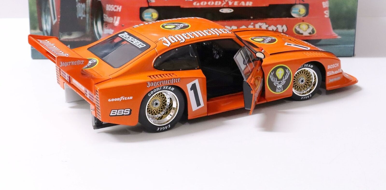 FORD CAPRI TURBO DRM Jagermeister 1982 in 1:18 scale by Werk 83 by WERK 83