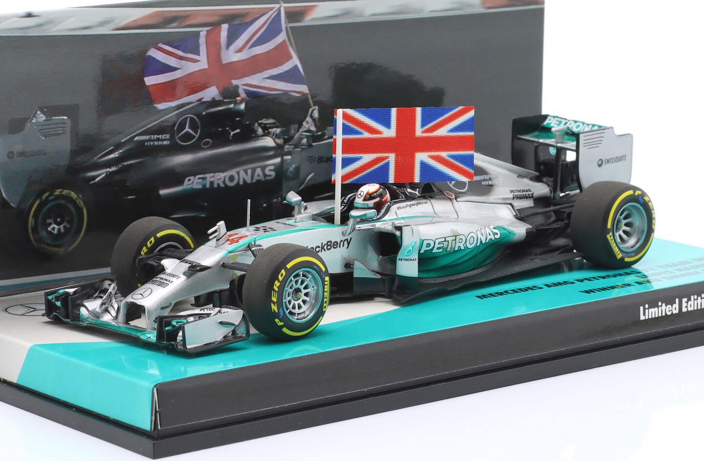 Mercedes F1 #44 2014 World Champion Winner Abu Dhabi GP Lewis Hamilton ...