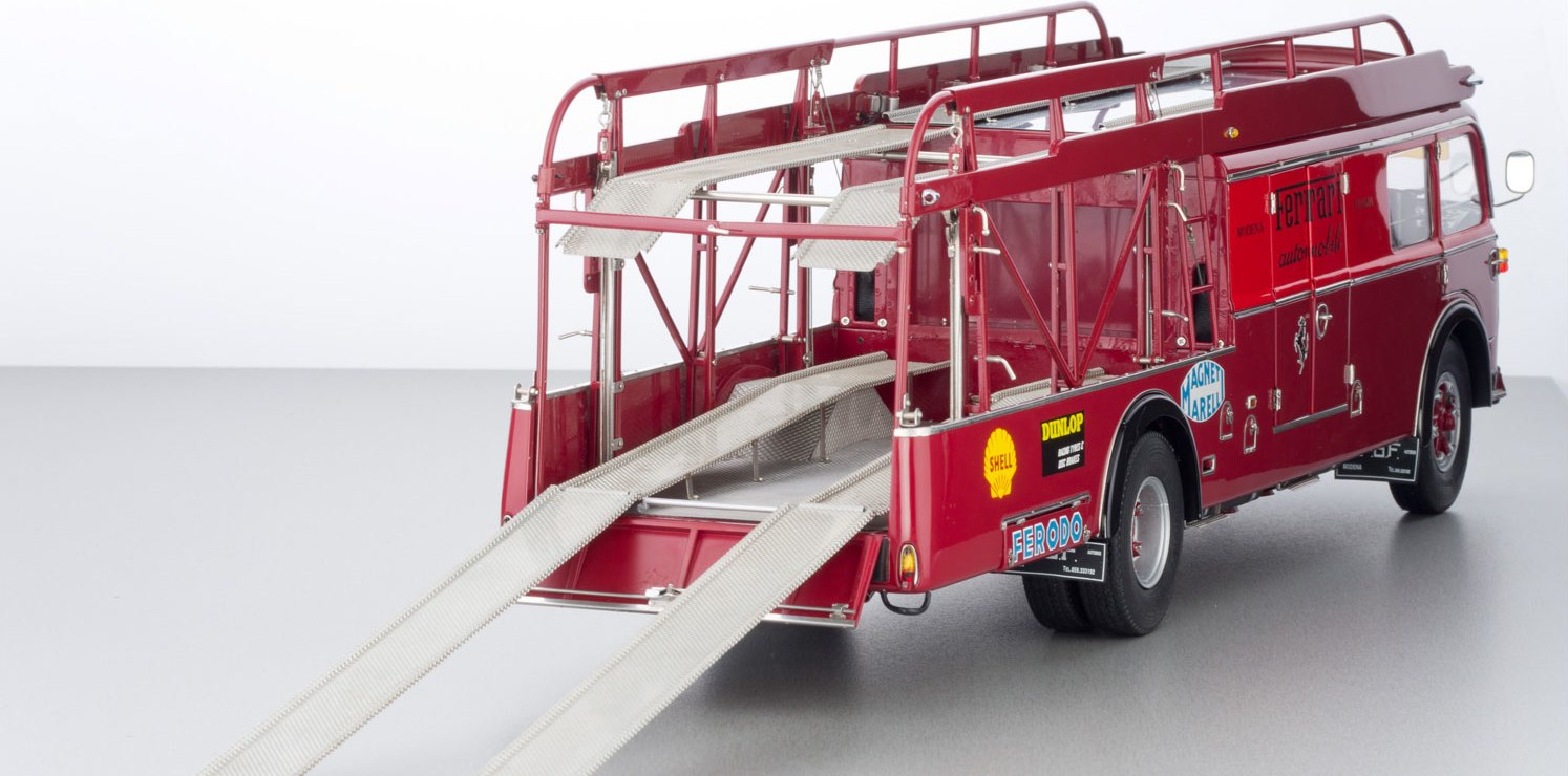 1957 Ferrari Racing Transporter, Type Fiat 642 RN2 Bartoletti diecast ...