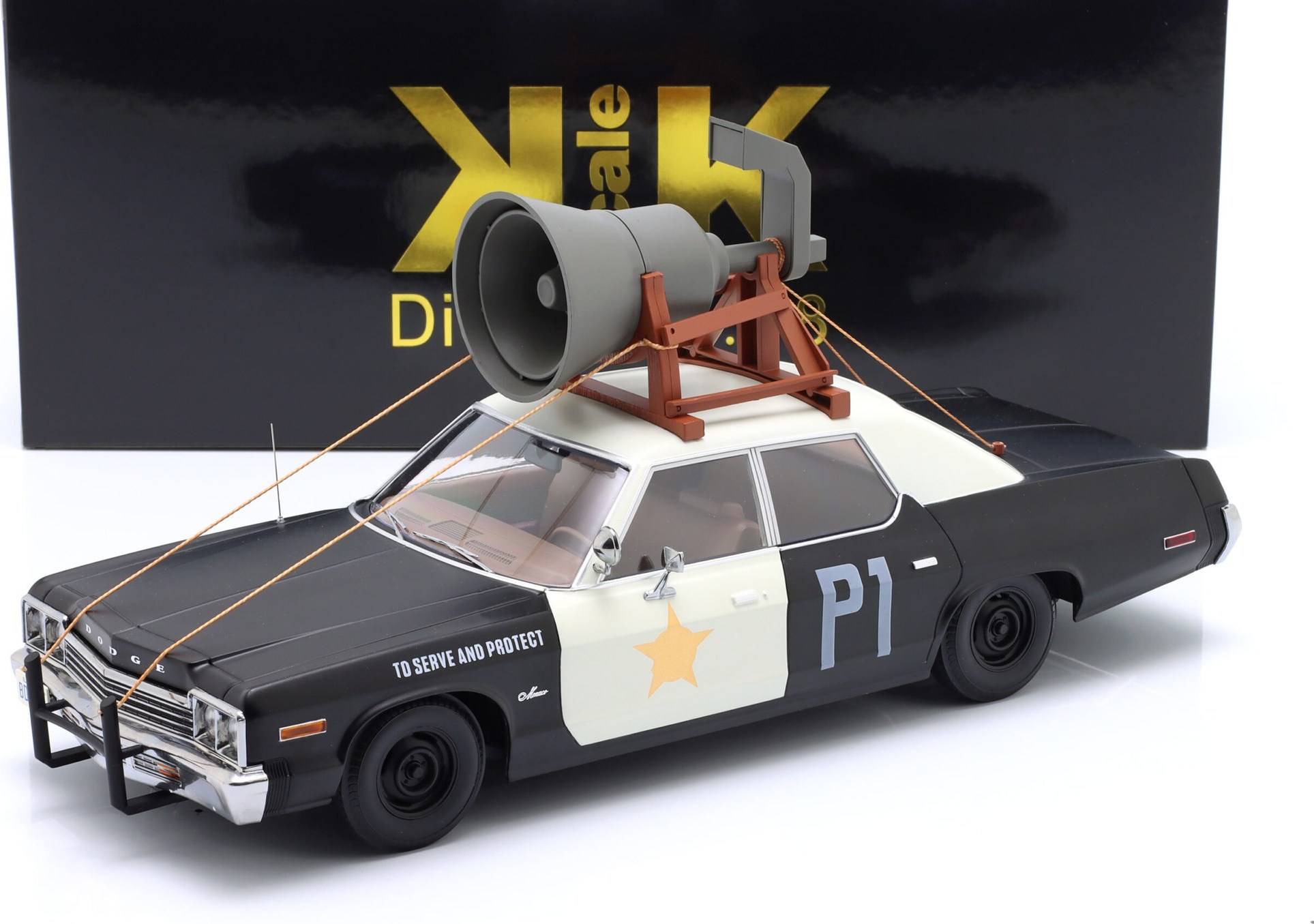 Blues Brothers 1974 Dodge Monaco Blues Mobile with Speaker in 1:18 ...