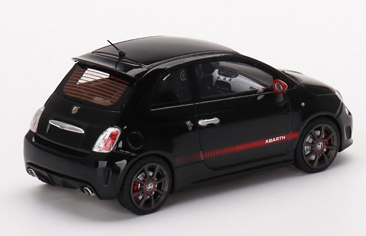 Abarth 595 Scorpione Black in 1:43 scale by True Scale Miniatures