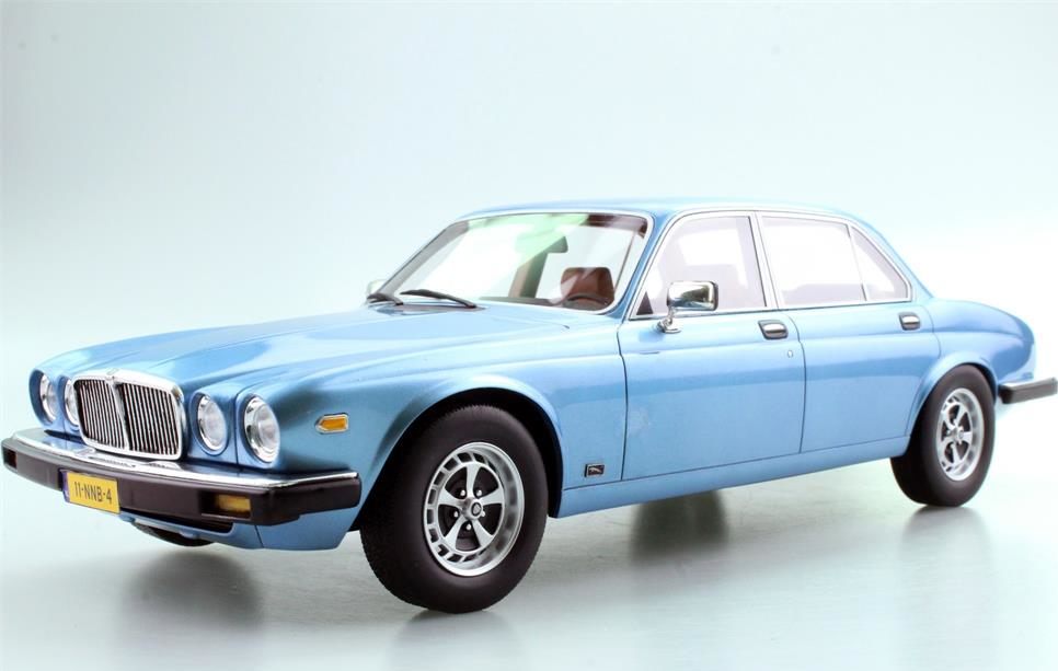 1982 Jaguar XJ6 in Blue in 1:18 Scale by LS Collectibles by LS Collectibles