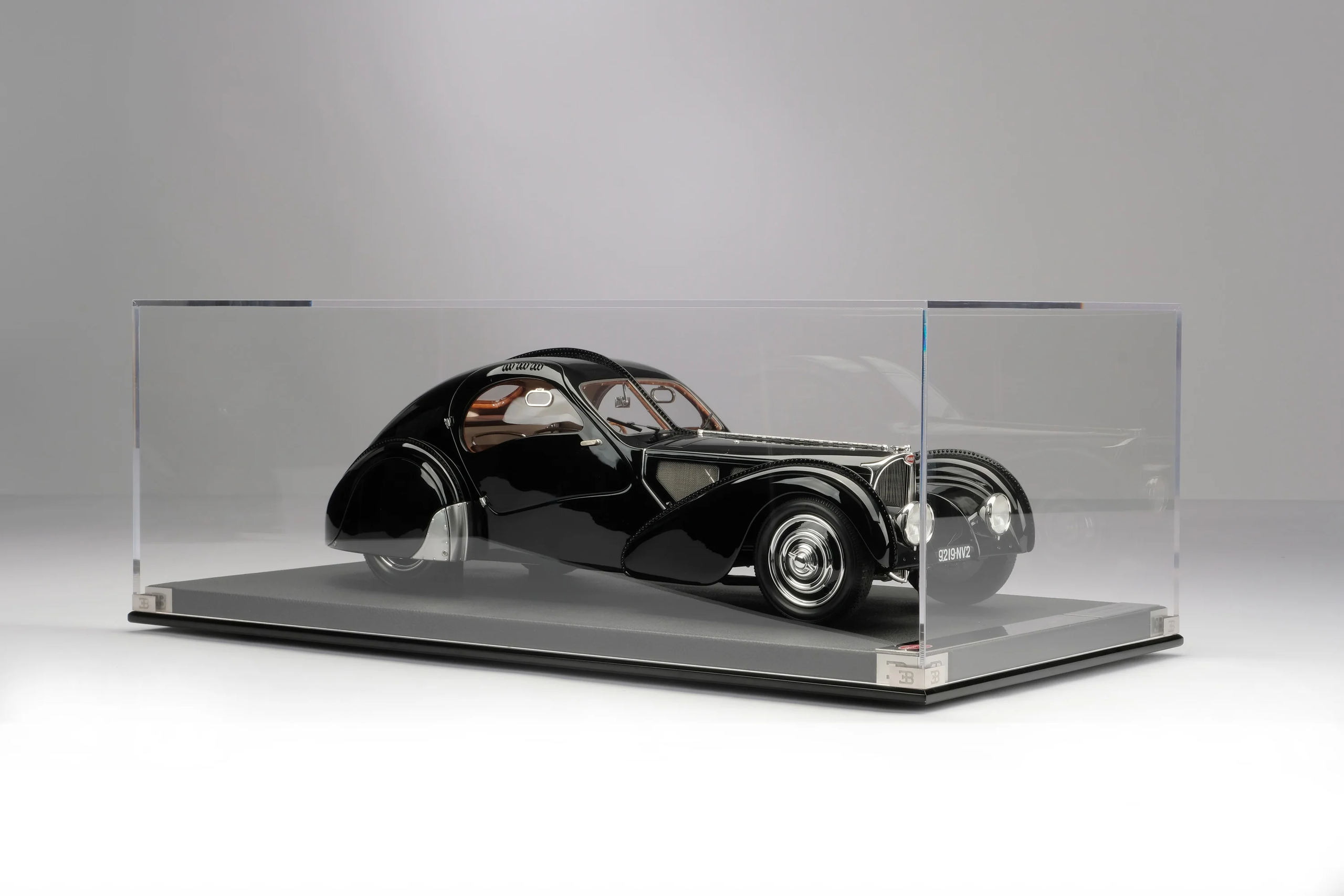 1936 Bugatti 57SC Atlantic La Voiture Noire in 1:8 scale by Amalgam