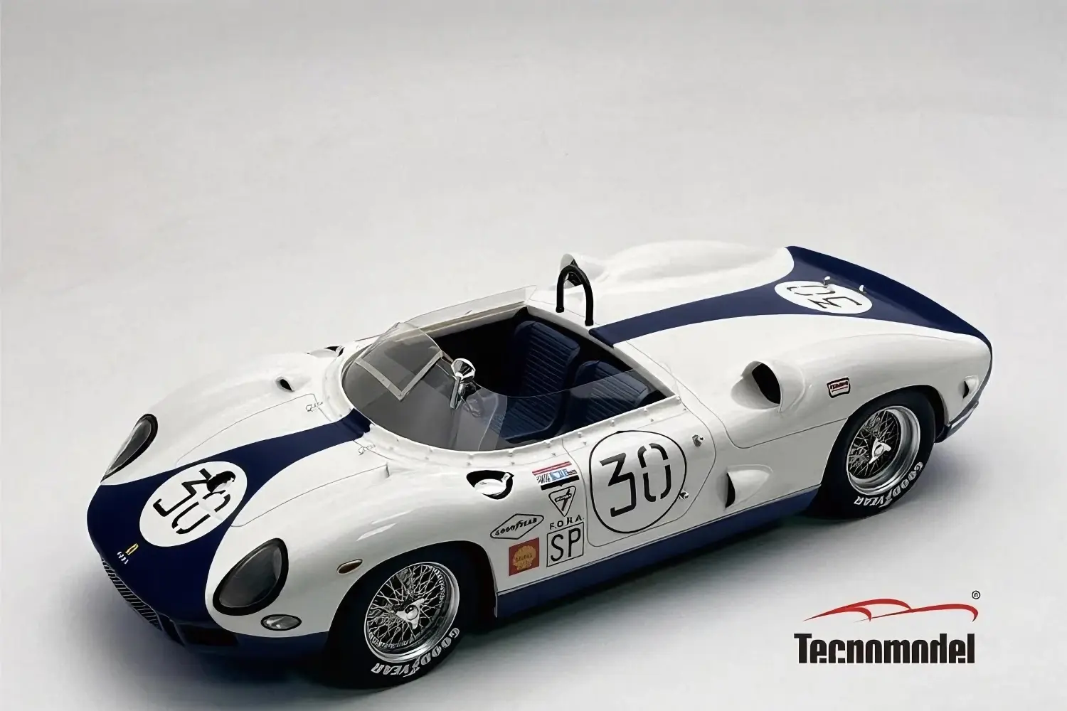 Ferrari 330P Sebring 12h 1965 car #30 Mecom Racing Team P. Rodriuguez ...