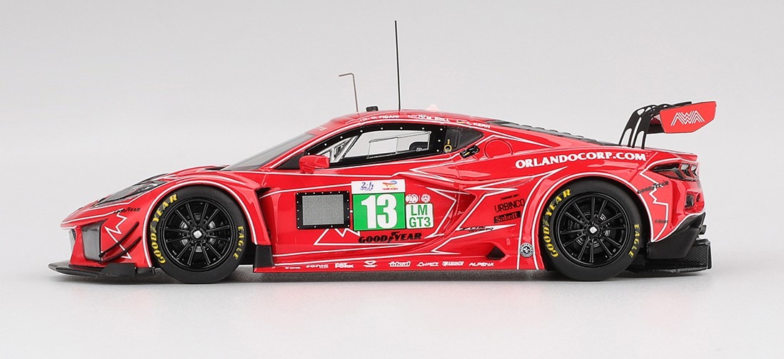Chevrolet Corvette Z06 GT3.R #13 AWA RACING 2025 LE MANS 24 Hrs in 1:43 ...