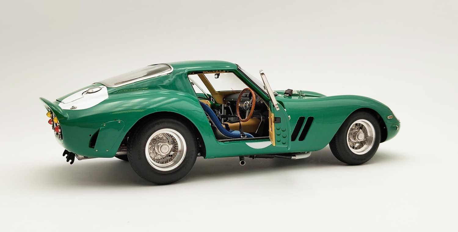 1963 Ferrari GTO Green David Piper, 2nd 1963 British GP, in 1:18 scale ...