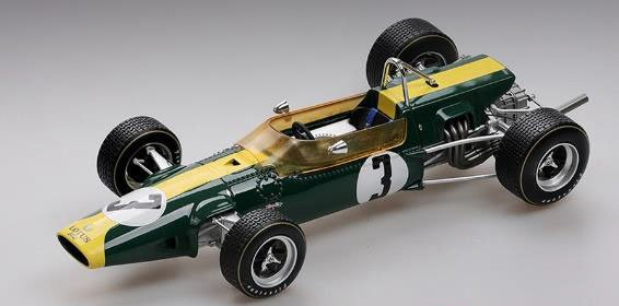 Lotus 48 1967 F2 Spain GP Winner 1967 Car # 3 Driver: Jim Clark in 1:18 ...