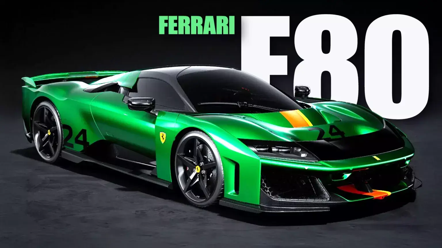 Ferrari F80 Green Jewel with #24 Livery in 1:18 scale by MR Collection