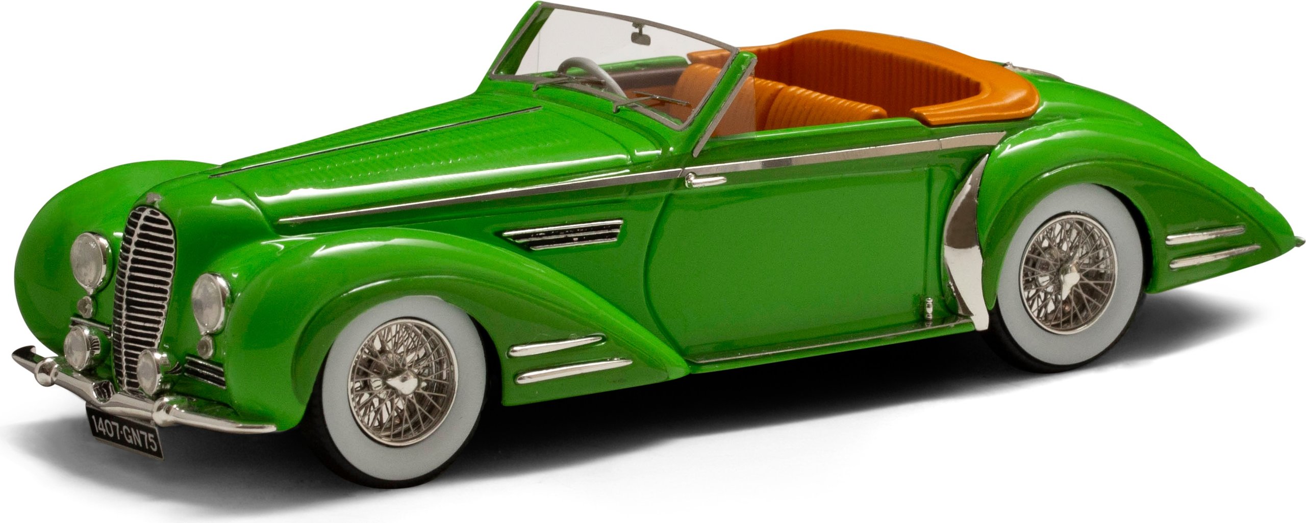 1948 Delahaye 135MS Vedette Cabriolet in 1:43 scale by Esval Models by ...