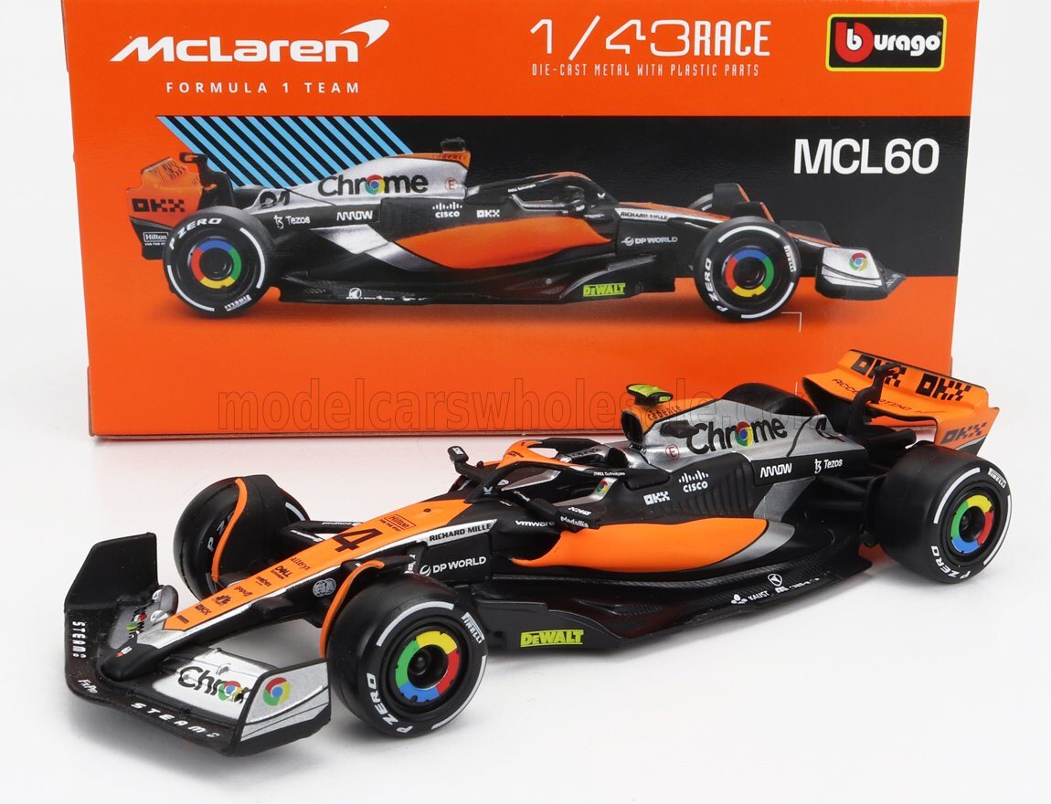 Lando Norris F1 MCL60 TEAM McLAREN #4 2nd BRITISH GP in 1:43 scale by ...