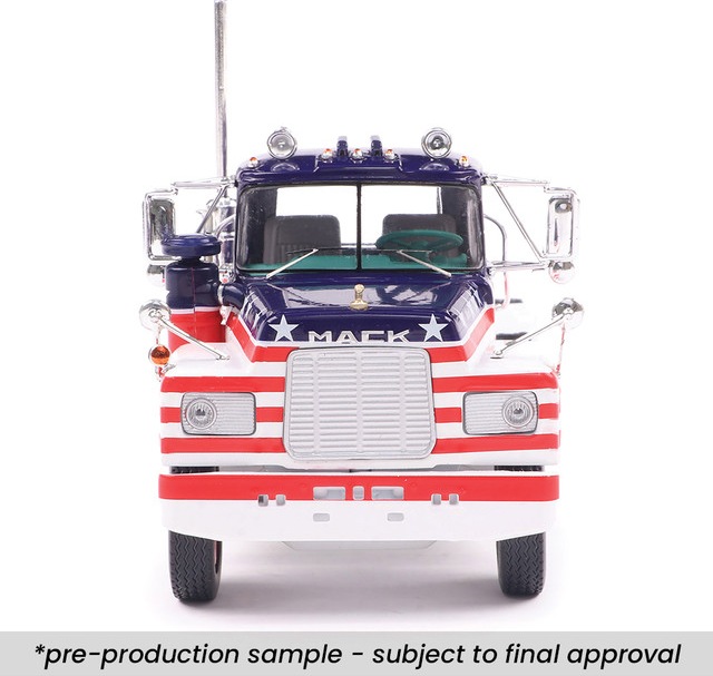 1966 Mack R Series - Red & Blue in 1:43 scale by IXO