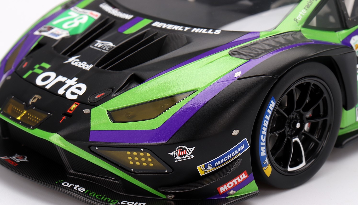 Lamborghini Huracán GT3 EVO2 #78 Forte Racing 2024 IMSA Daytona 24 Hrs ...