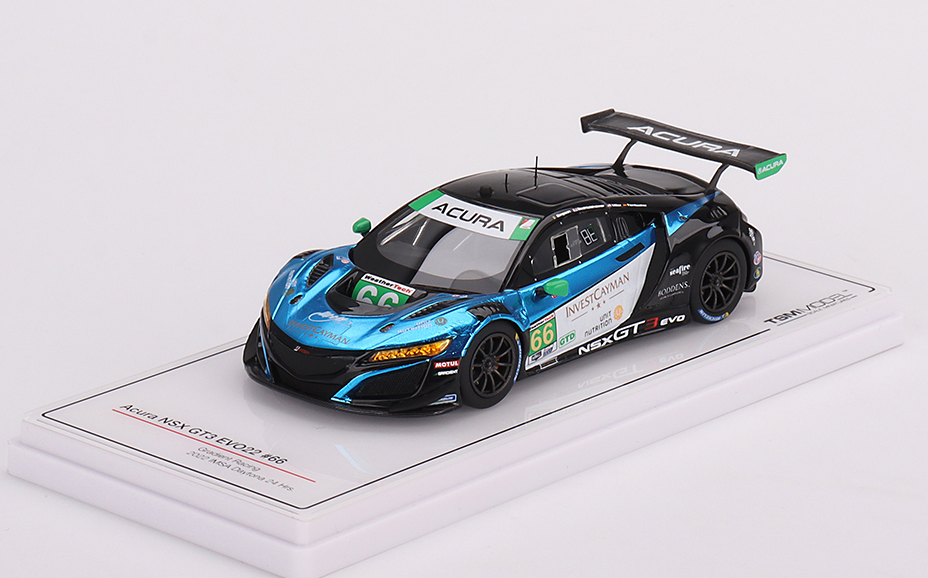 Acura NSX GT3 EVO22 #66 Gradient Racing 2022 IMSA Daytona 24 Hrs in 1: ...