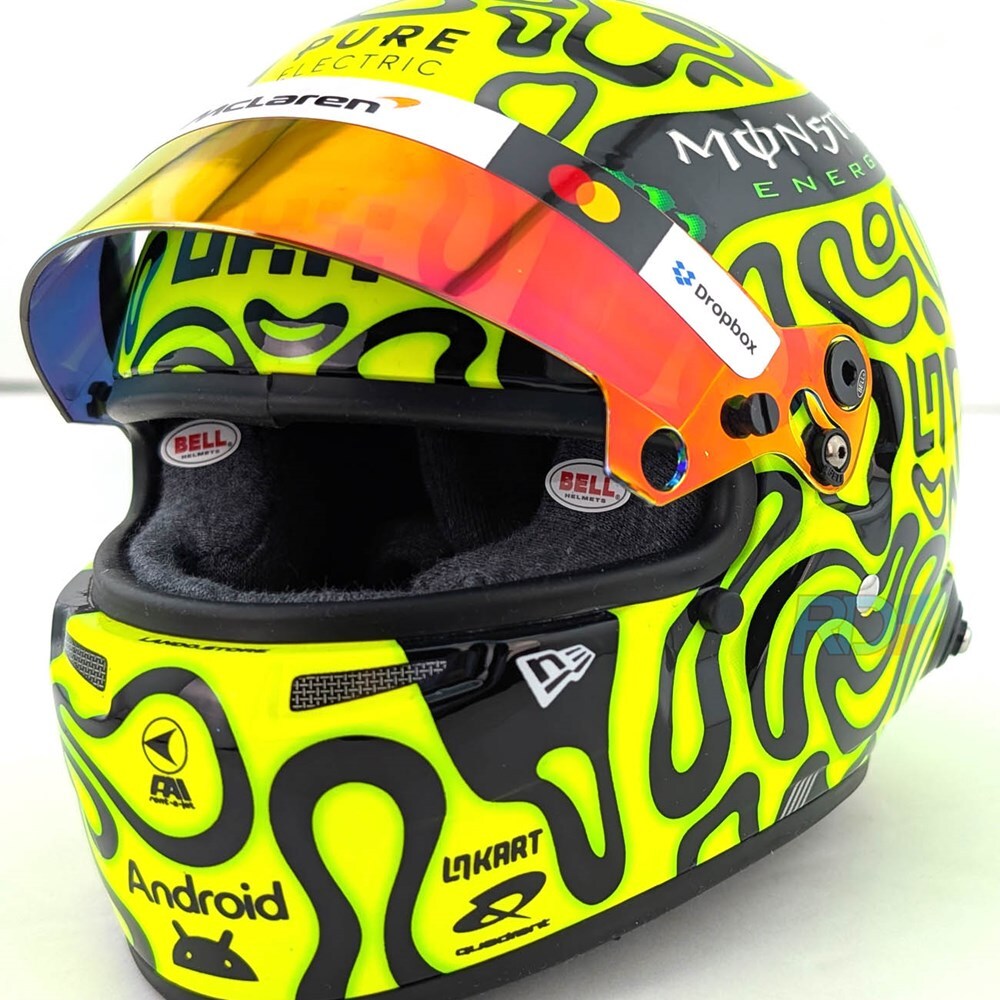 Lando Norris F1 Helmet Team McLaren 2025 World Championship Season in 1 ...
