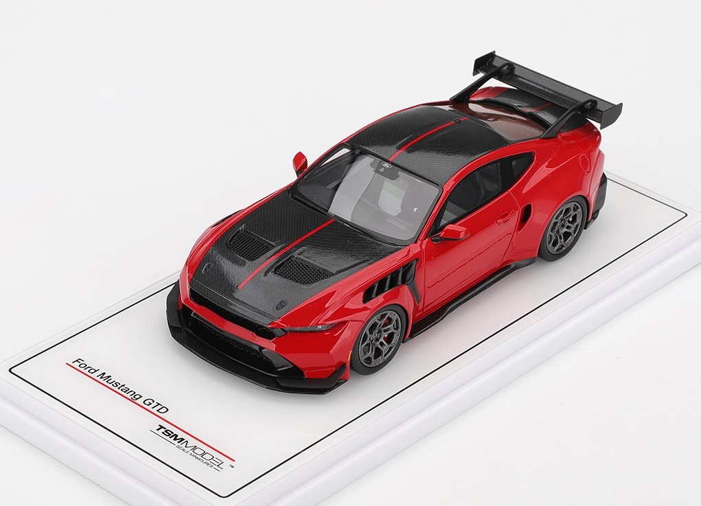 Ford Mustang GTD Race Red in 1:43 scale by True Scale Miniatures
