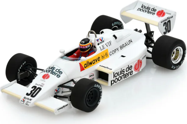 Arrows A6 No.30 Dutch GP 1983 Thierry Boutsen in 1:43 scale by Spark