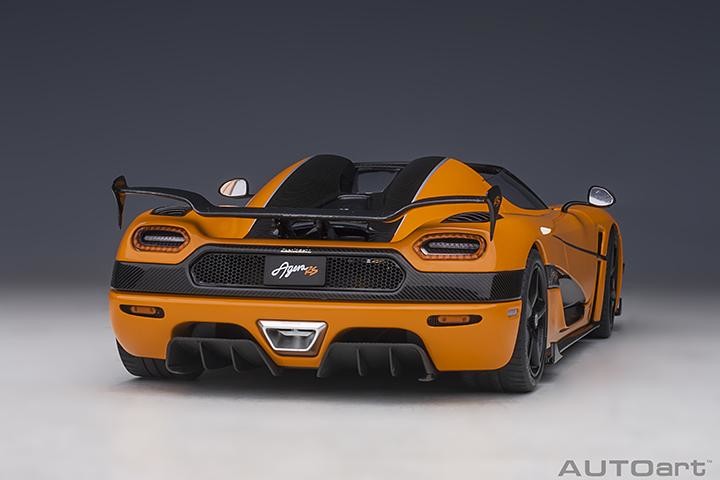 Koenigsegg Agera RS Orange With Black Accents in 1:18 Scale by AUTOart ...