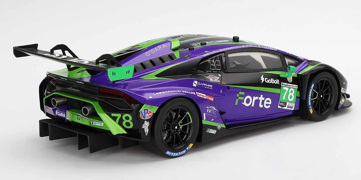 Lamborghini Huracán GT3 EVO2 #78 Forte Racing 2024 IMSA Daytona 24 Hrs ...