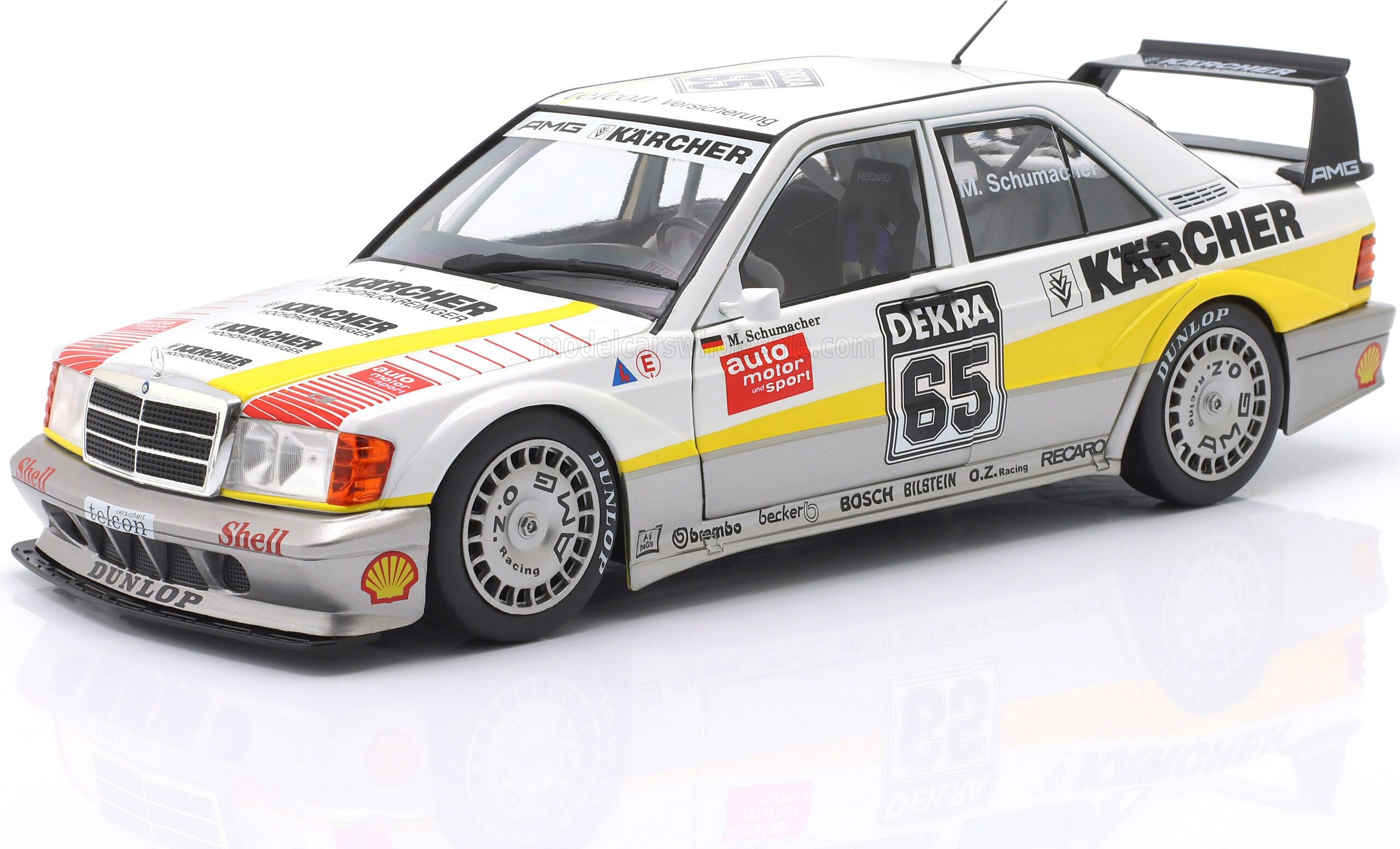 Mercedes Benz 190E EVO2 #65 1990 DTM Season Michael Schumacher in 1:18 ...