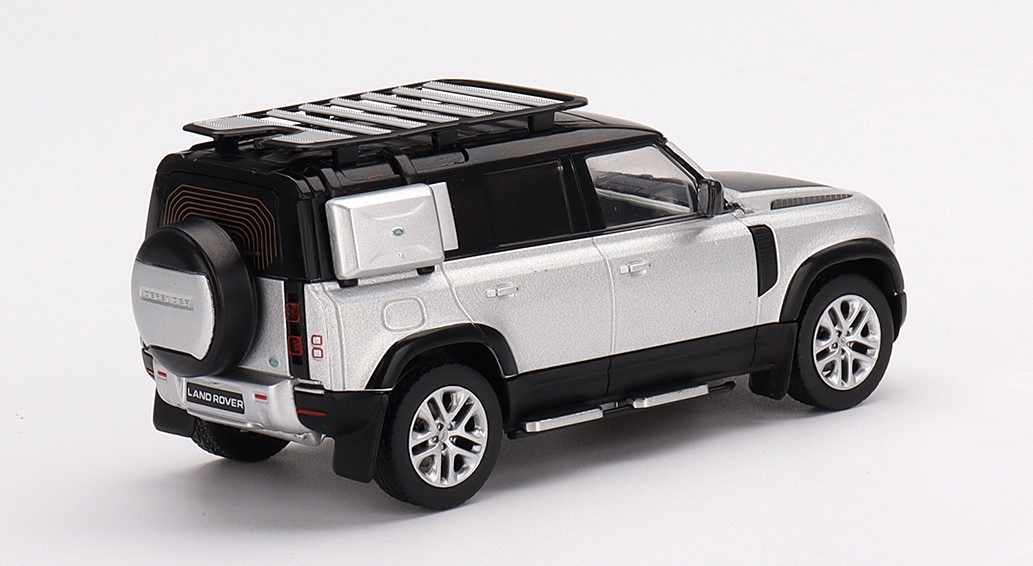 Land Rover Defender 110 Explorer Pro Indus Silver in 1:43 scale by True ...