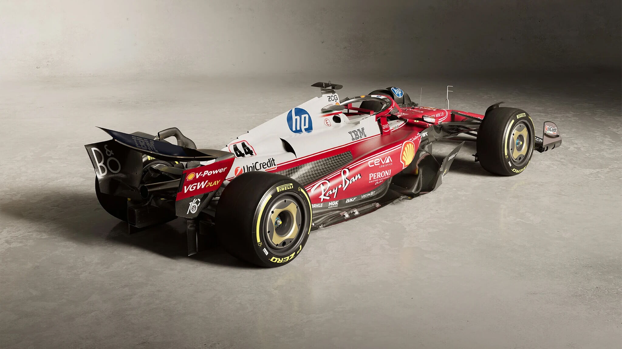 Ferrari SF25 #44 2025 Monza GP Lewis Hamilton Lauda 50th Anniversary ...