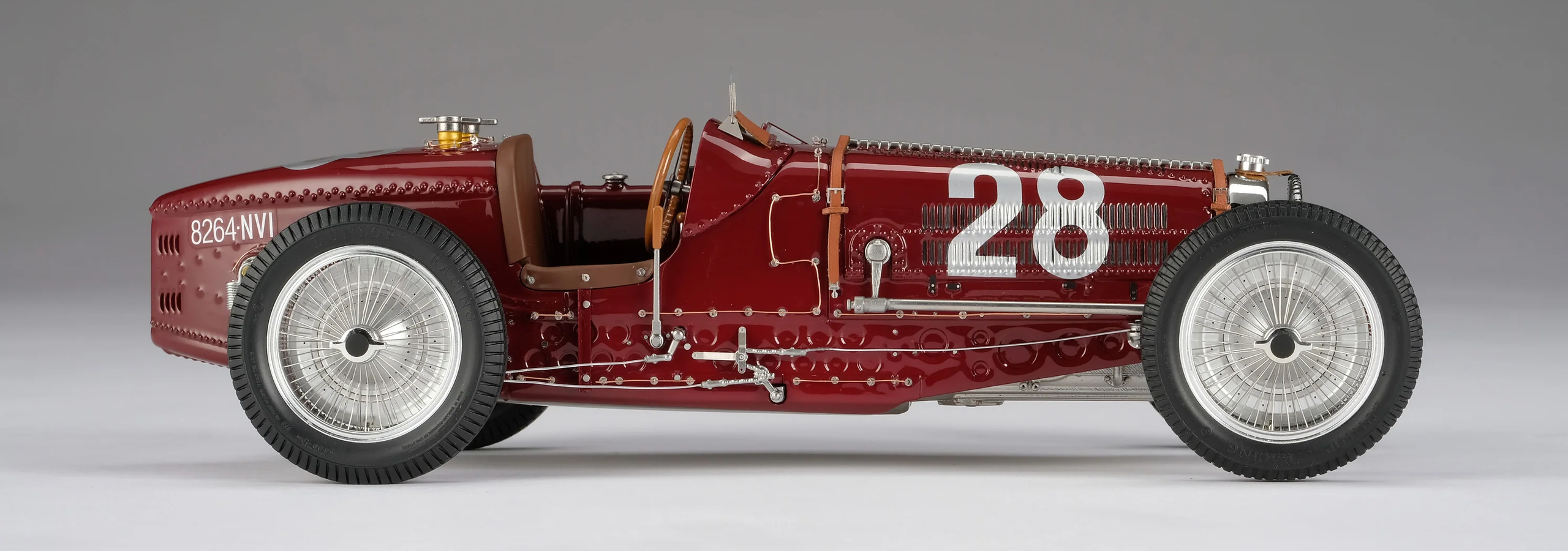 Bugatti Type 59 1934 Monaco GP Nuvilari in 1:18 scale by Amalgam