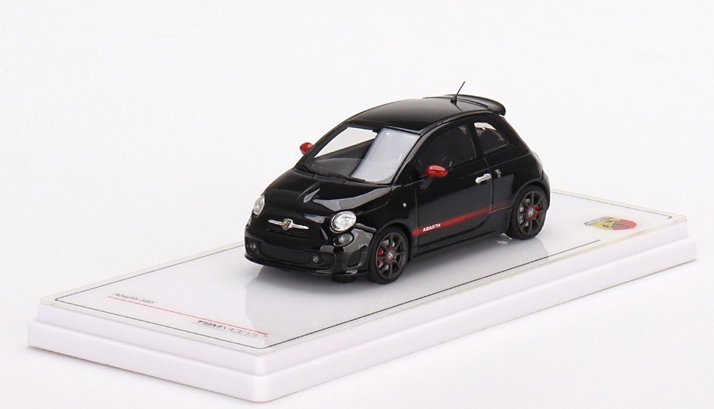 Abarth 595 Scorpione Black in 1:43 scale by True Scale Miniatures