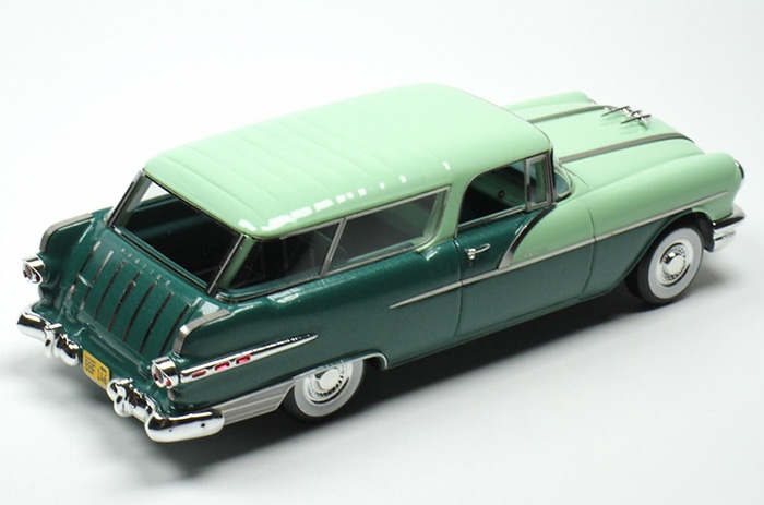 1956 Pontiac Safari Glendale Green Poly in 1:43 scale by Goldvarg ...