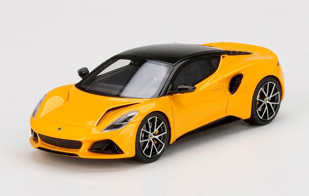 Lotus Emira Hethel Yellow in 1:43 scale by True Scale Miniatures by ...