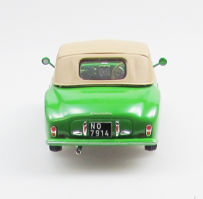 1947 Cisitalia 202 SMM cabriolet by Stabilimenti Farina top up green in ...