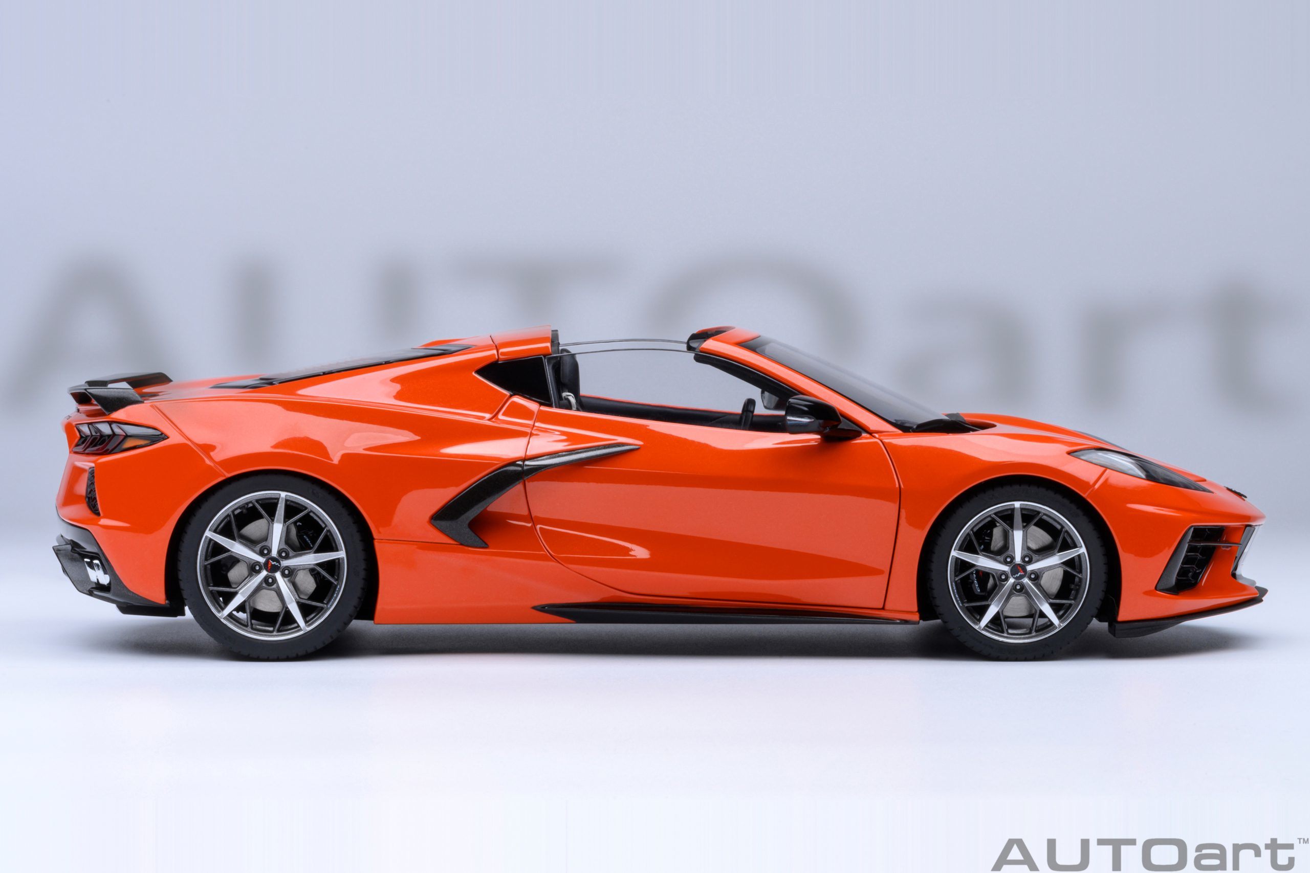 Chevrolet Corvette C8 Stingray Z51 Sebring Orange in 1:18 Scale by ...