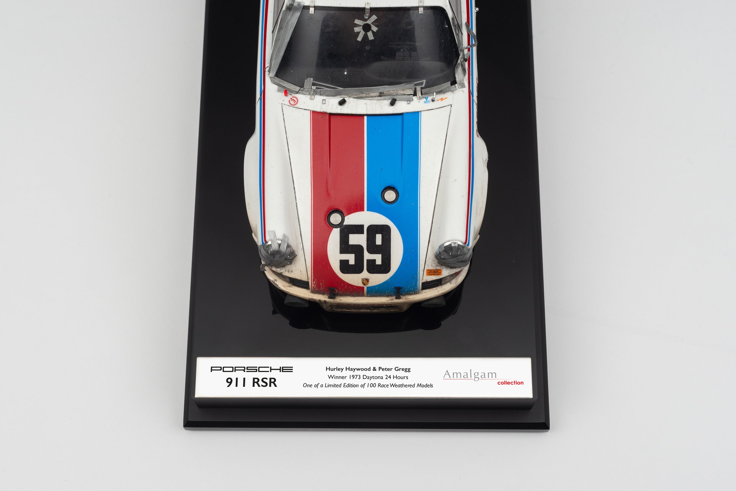 Porsche 911 RSR 2.8 1973 Daytona Brumos Livery Race Weathered in 1:18 ...