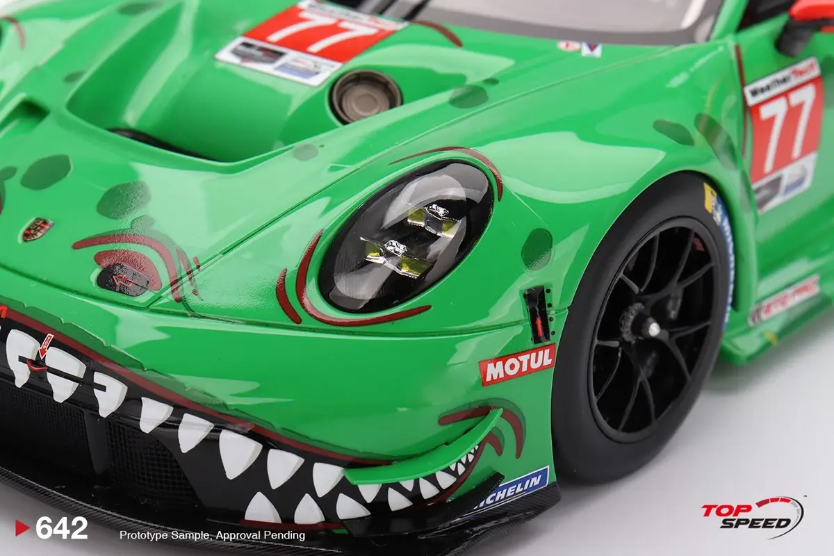 Porsche 911 GT3 R (992) #77 AO Racing 2025 IMSA DAYTONA 24Hrs in 1:18 ...