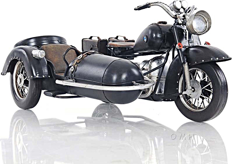 Black Vintage Motorcycle by Old Modern Handicrafts by Old Modern ...