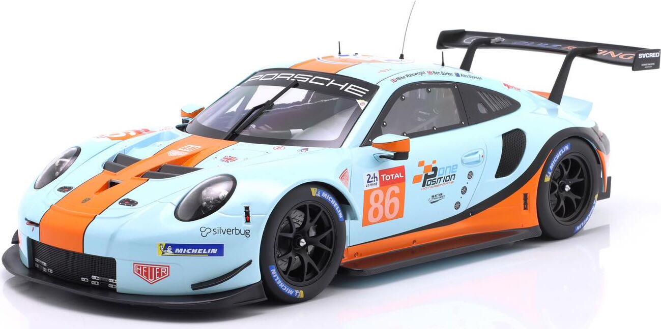 Porsche 911(991) RSR #86 2018 24h Le Mans Mike Wainwright/Ben Barker ...