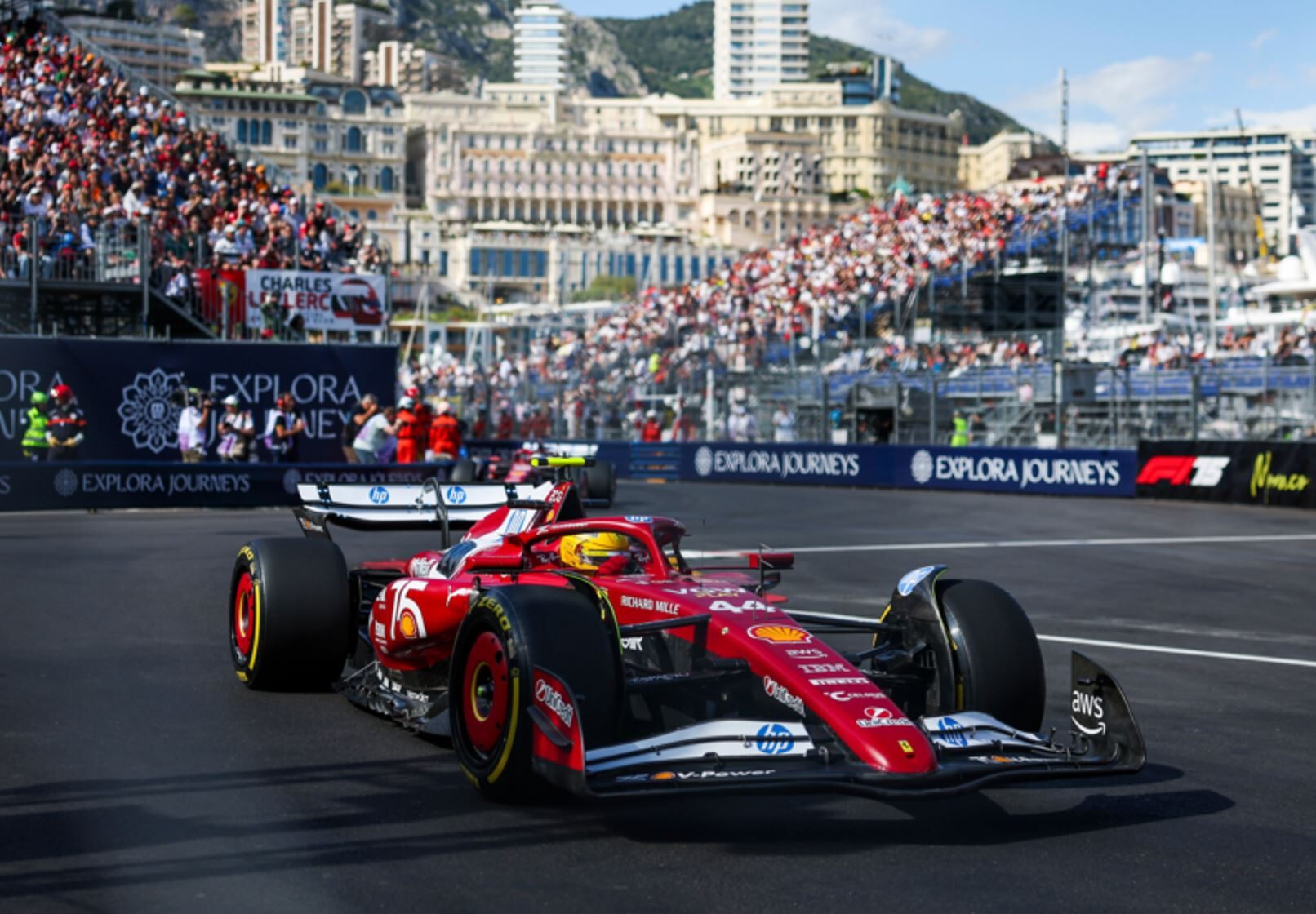 Ferrari SF25 Monaco GP Lewis Hamilton Livery for 25 Years w/Shell in 1: ...