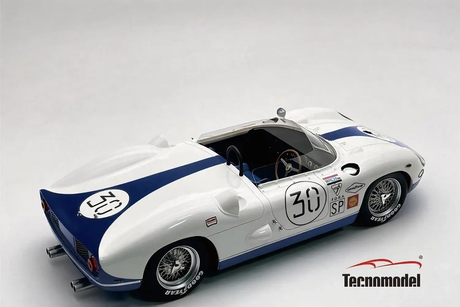 Ferrari 330P Sebring 12h 1965 car #30 Mecom Racing Team P. Rodriuguez ...